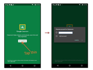 Google classroom - Steps to join | PDF