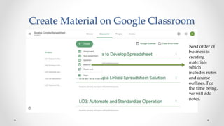 Google Classroom Presentation | PPTX