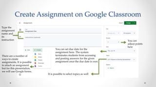 Google Classroom Presentation | PPTX