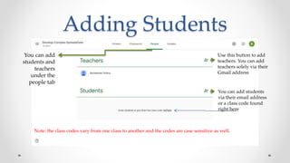 Google Classroom Presentation | PPTX
