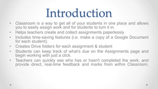 Google Classroom Presentation | PPTX