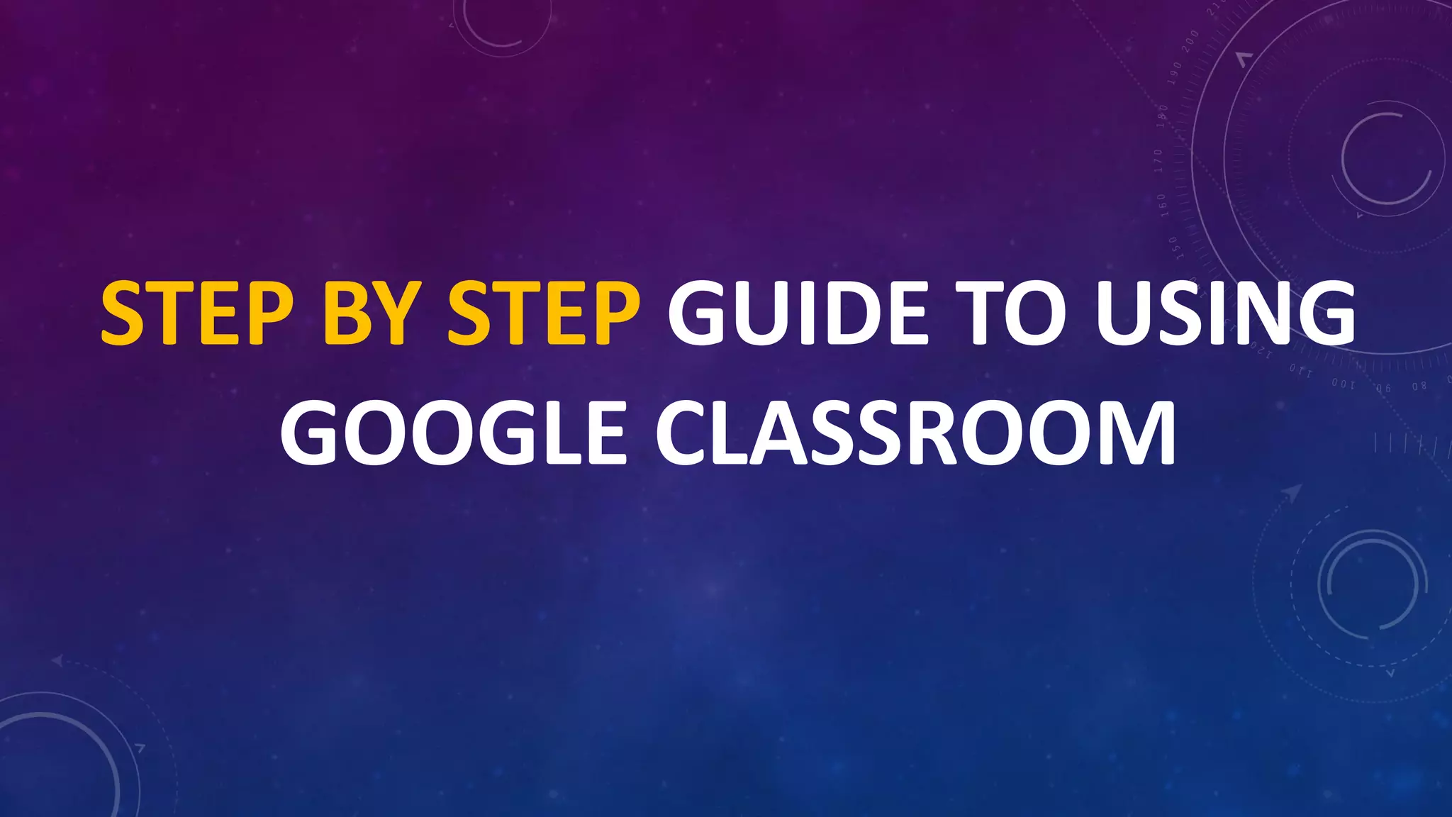Google classroom tutorial | PDF