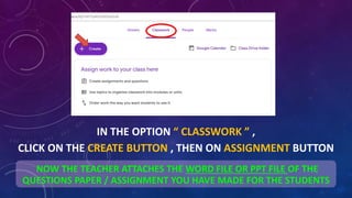 Google classroom tutorial | PDF