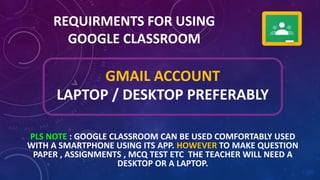 Google classroom tutorial | PDF