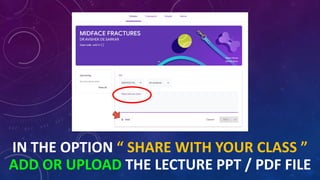 Google classroom tutorial | PDF