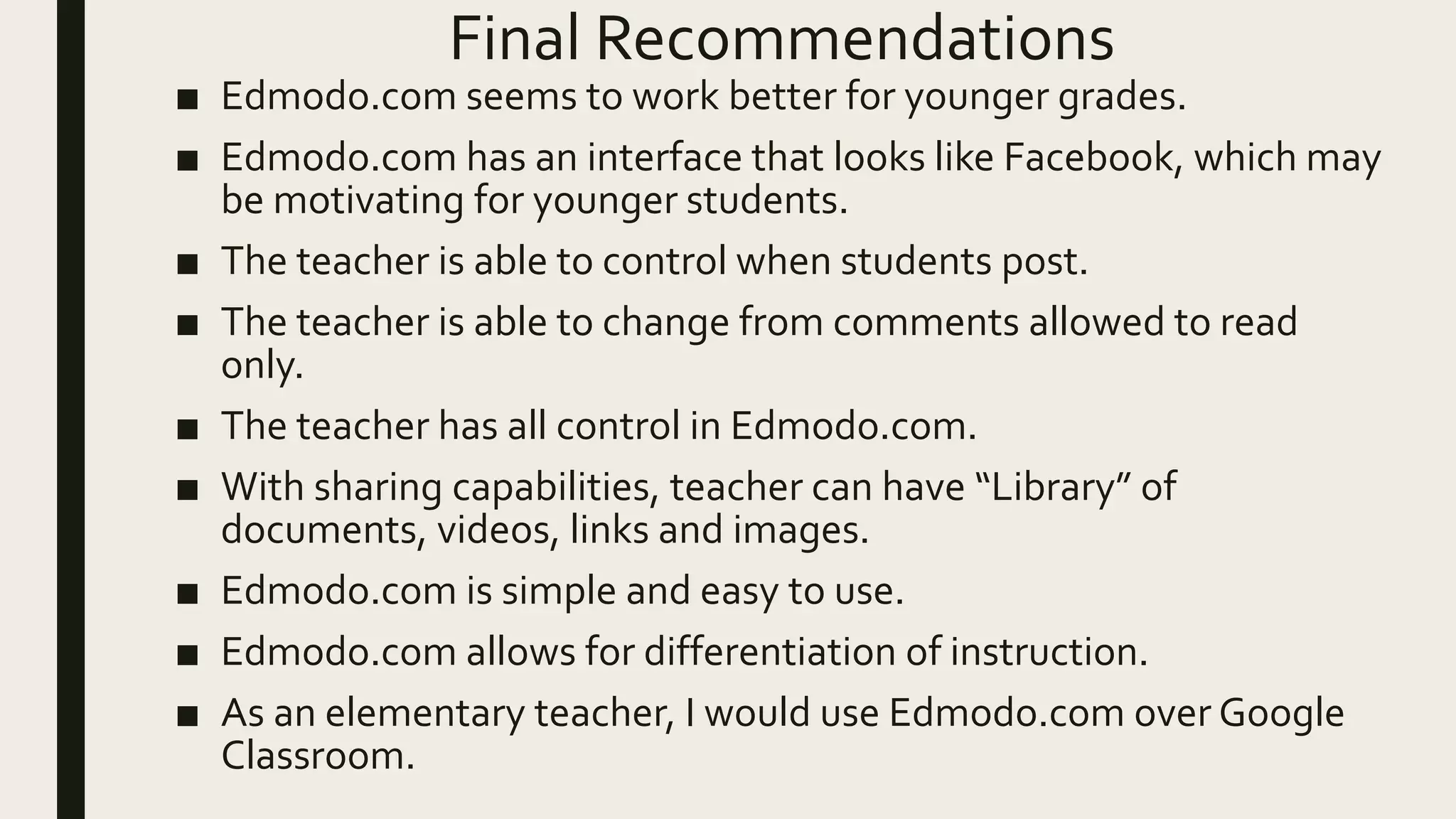 Google classroom vs edmodo | PPT