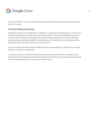 The Google Cloud Adoption Framework | PDF