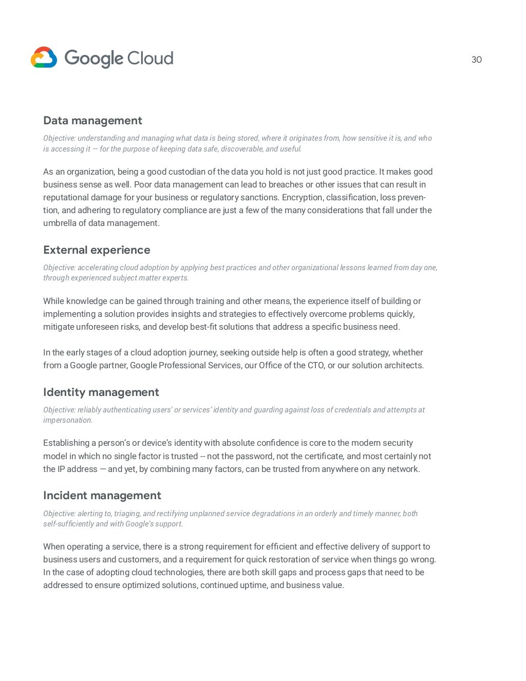The Google Cloud Adoption Framework