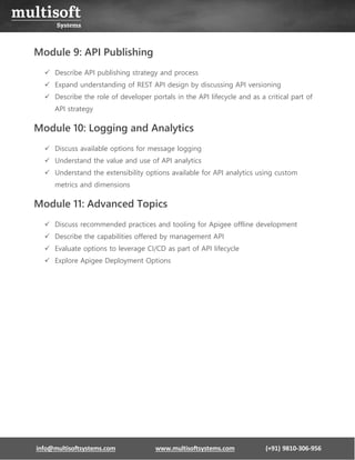 Google Cloud Apigee API Platform Training | PDF