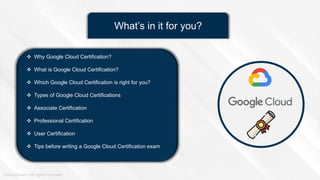 Google Cloud Certification | Google Cloud Platform Certification Path | GCP Tutorial ...