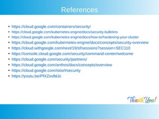 Google Cloud Container Security Quick Overview | PPT