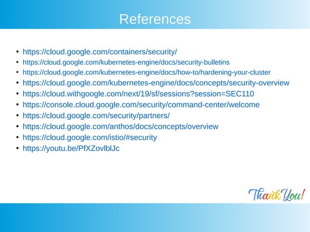 Google Cloud Container Security Quick Overview | PPT