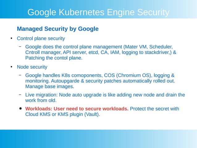 Google Cloud Container Security Quick Overview | PPT