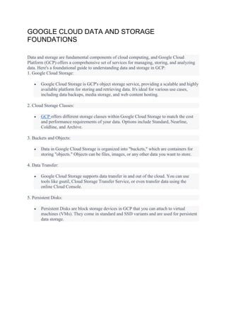 GOOGLE CLOUD DATA AND STORAGE Foundations.docx