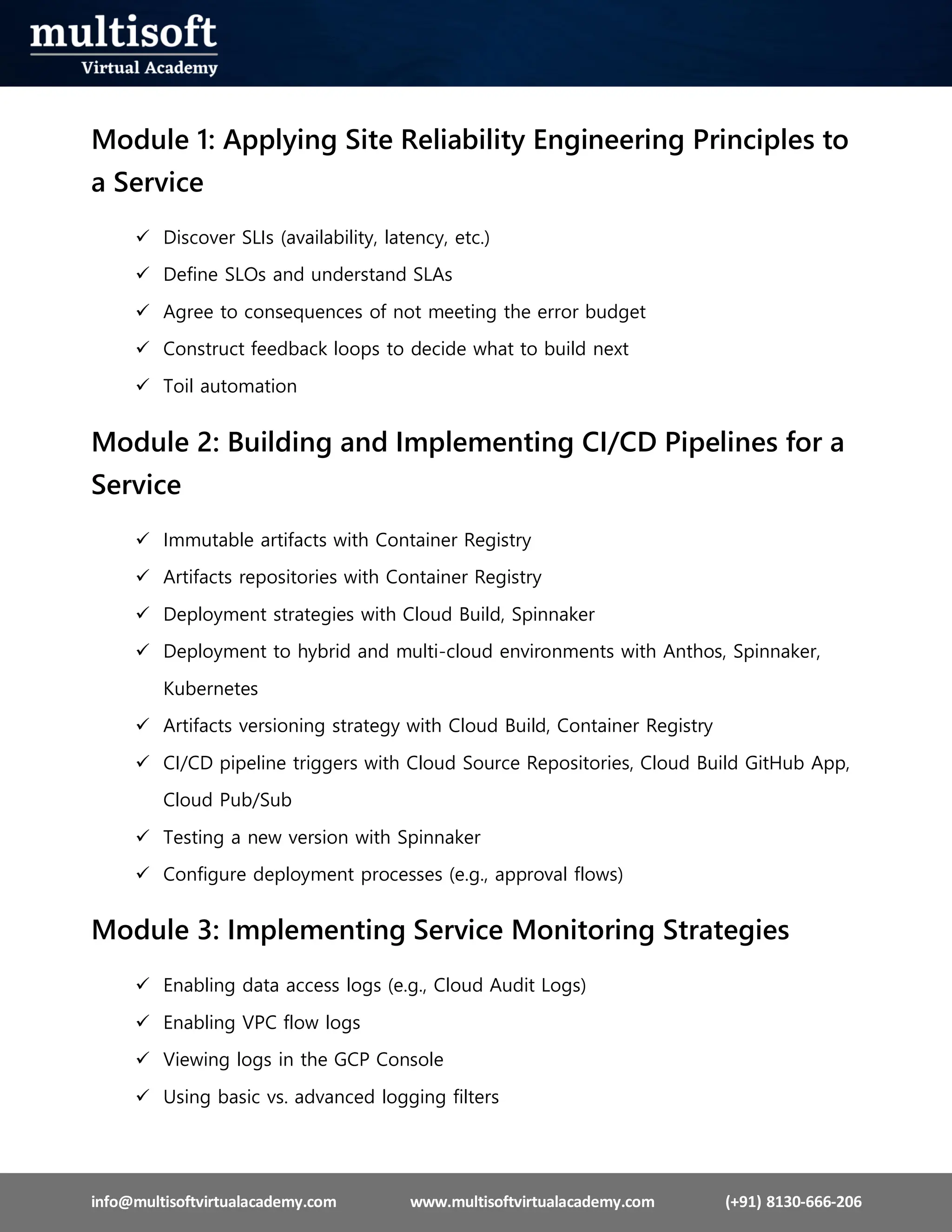 Google Cloud DevOps Engineer Professional Training Course - PPT.pdf