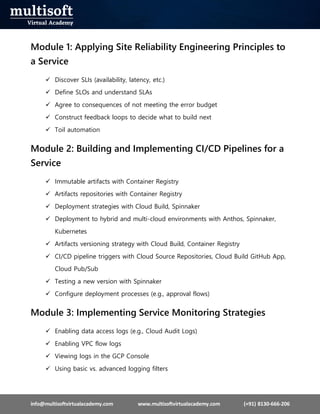Google Cloud DevOps Engineer Professional Training Course - PPT.pdf