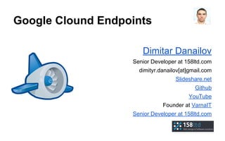 Google cloud endpoints | PDF