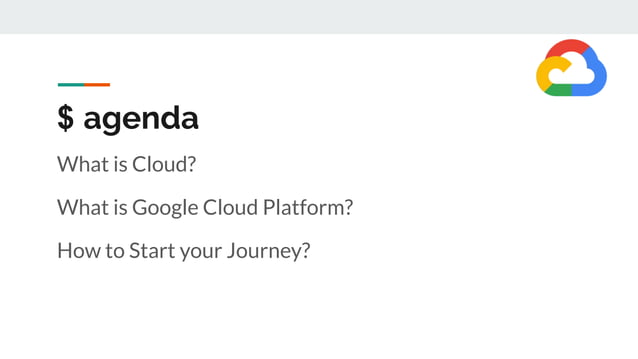 Getting Started with Google Cloud Platform | PPT