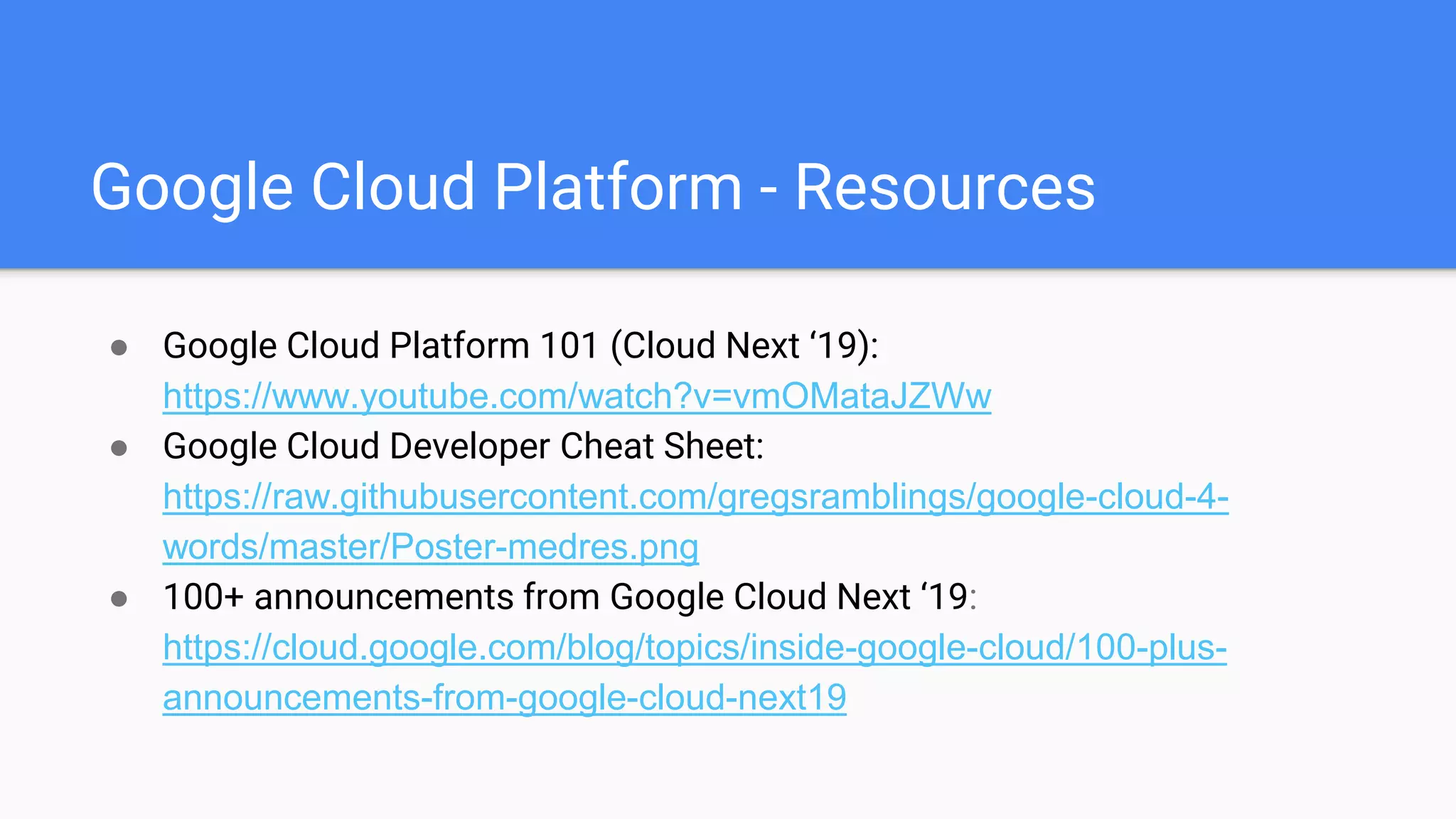 Google cloud infrastructure workshop | PPT