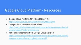 Google cloud infrastructure workshop | PPT