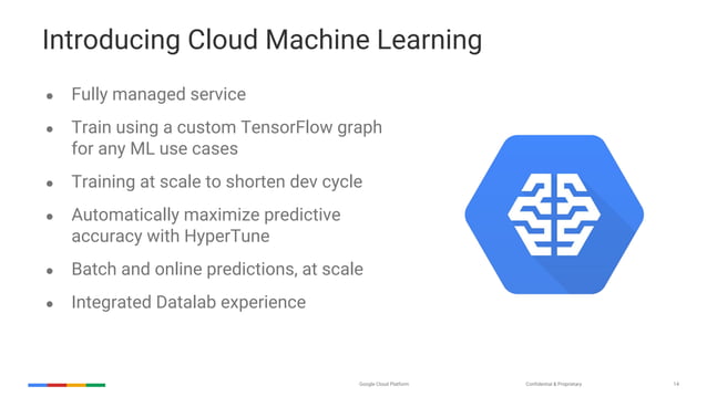 Google Cloud Machine Learning | PPT