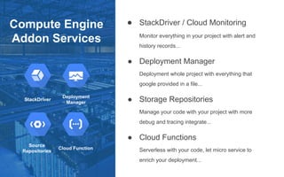 Google Cloud Platform Introduction - 2016Q3 | PDF