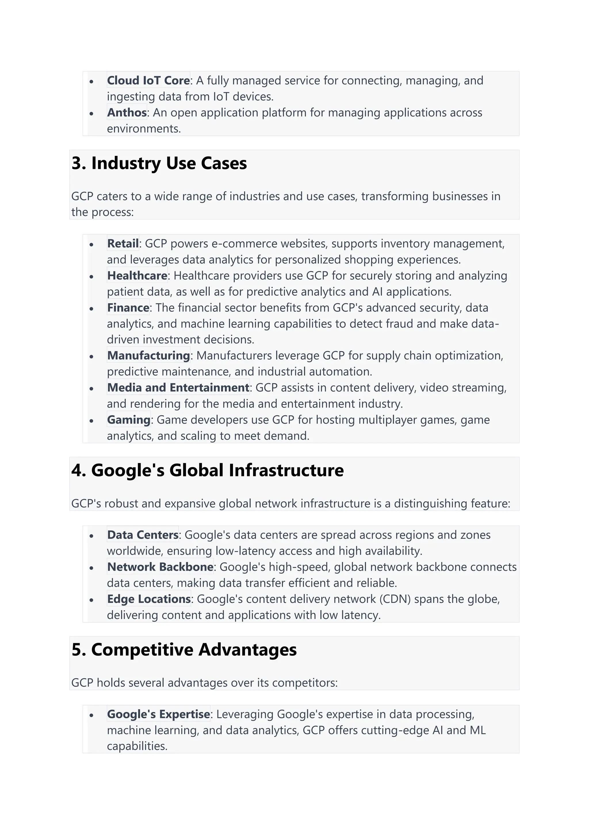 Google Cloud Platform.docx | Cloud Computing | Internet