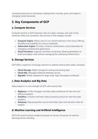 Google Cloud Platform.docx | Cloud Computing | Internet