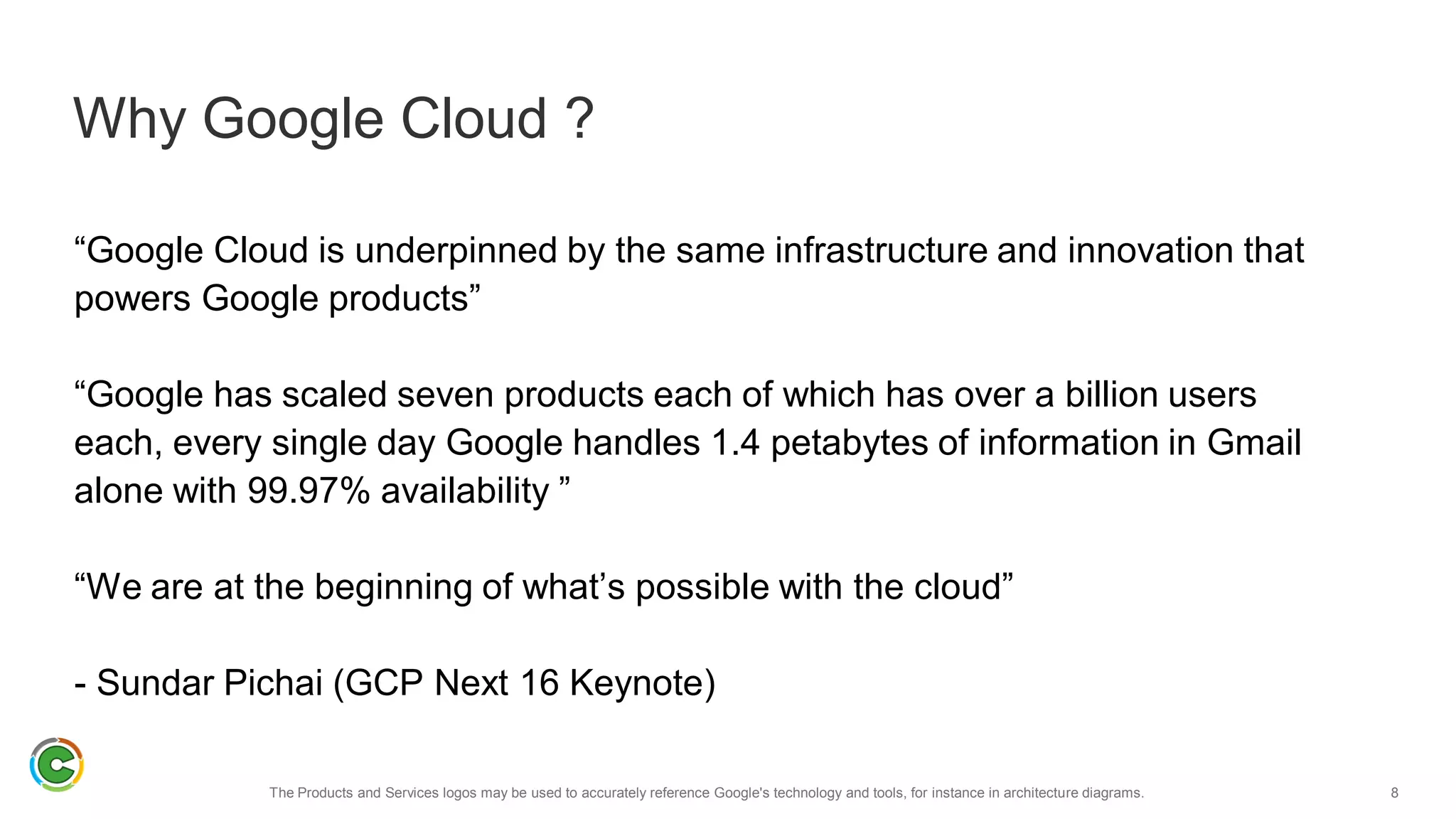 Google Cloud Platform - Introduction & Certification Path 2018 | PDF