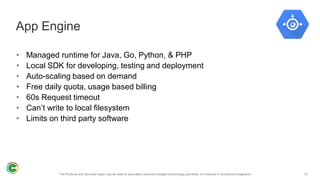 Google Cloud Platform - Introduction & Certification Path 2018 | PDF