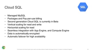 Google Cloud Platform - Introduction & Certification Path 2018 | PDF
