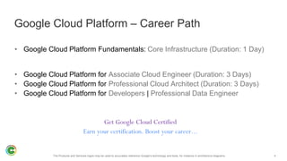 Google Cloud Platform - Introduction & Certification Path 2018 | PDF