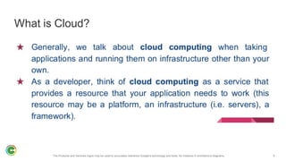 Google Cloud Platform - Introduction & Certification Path 2018 | PDF