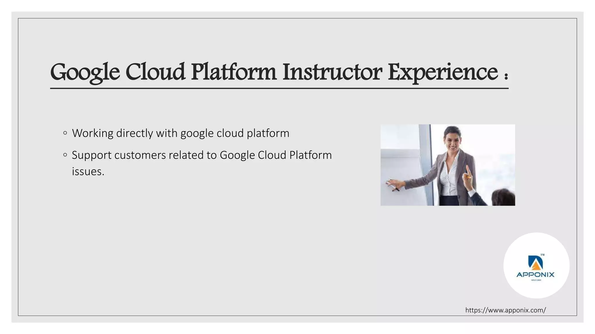 Google cloud platform course | PPT