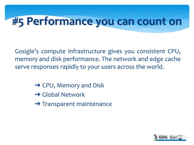 Google Cloud Platform | PPTX | Cloud Computing | Internet