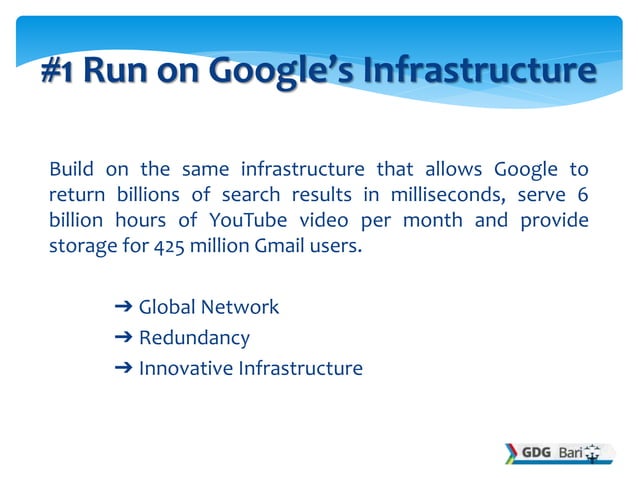 Google Cloud Platform | PPTX | Cloud Computing | Internet