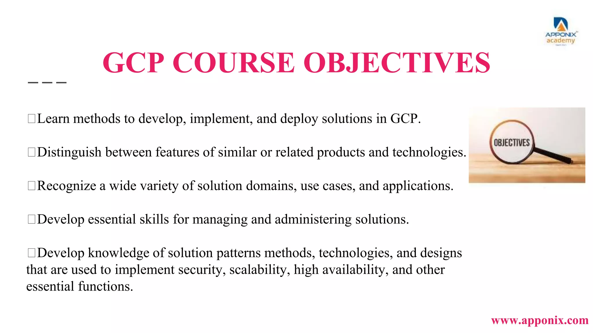 Google cloud platform training course | PPT