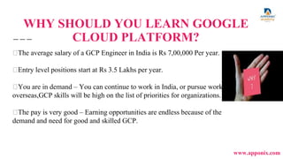 Google cloud platform training course | PPTX | Cloud Computing | Internet