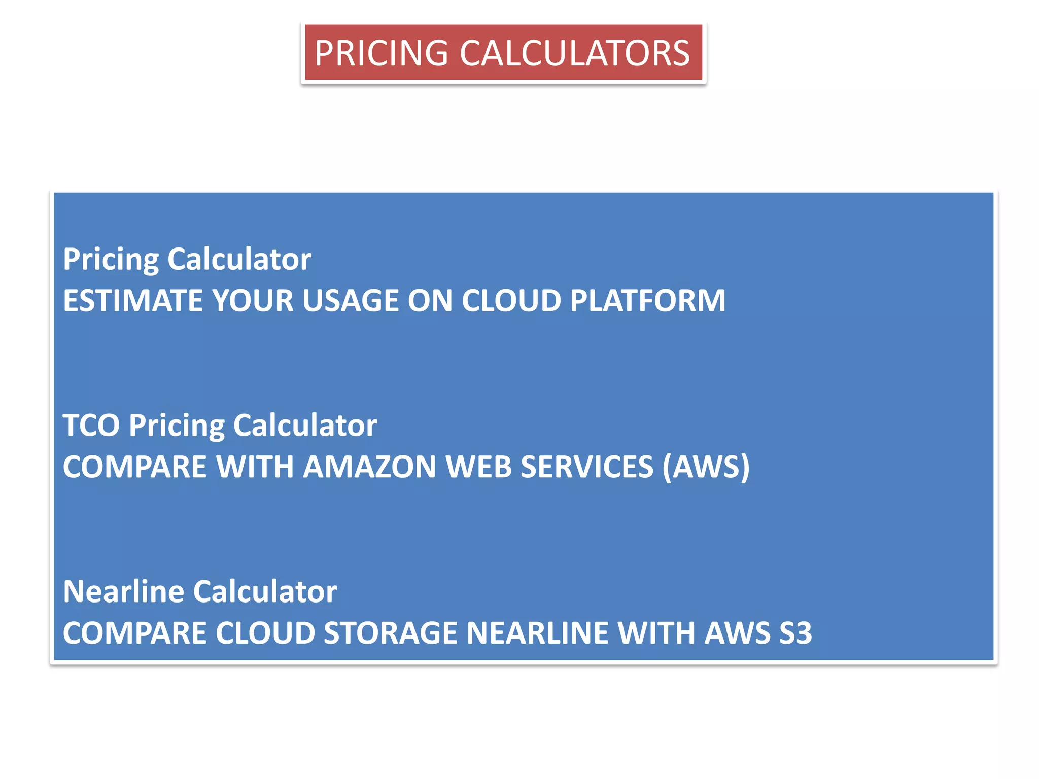 Google Cloud Pricing Calculators | PDF | Cloud Computing | Internet