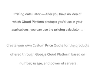 Google Cloud Pricing Calculators | PDF | Cloud Computing | Internet