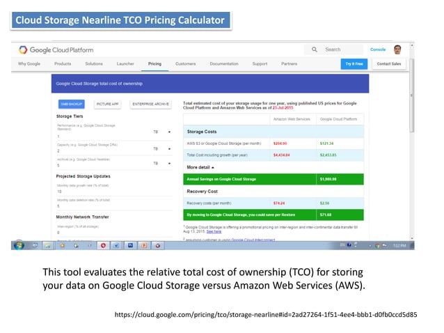 Google Cloud Pricing Calculators | PDF | Cloud Computing | Internet