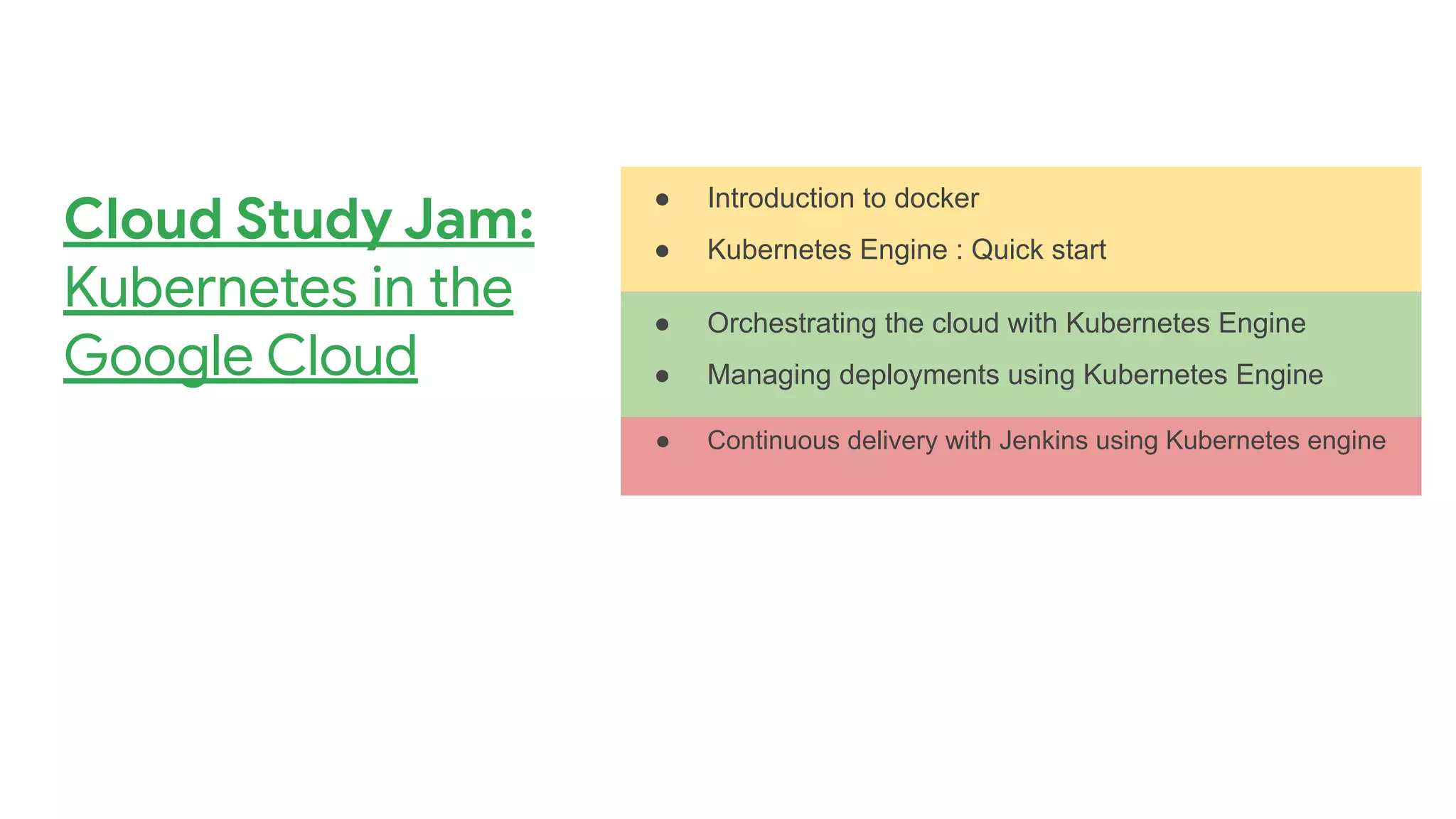 Kubernetes in Google Cloud | PDF