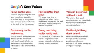 Google's company profile | PDF