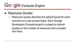 Google compute engine - overview | PPT