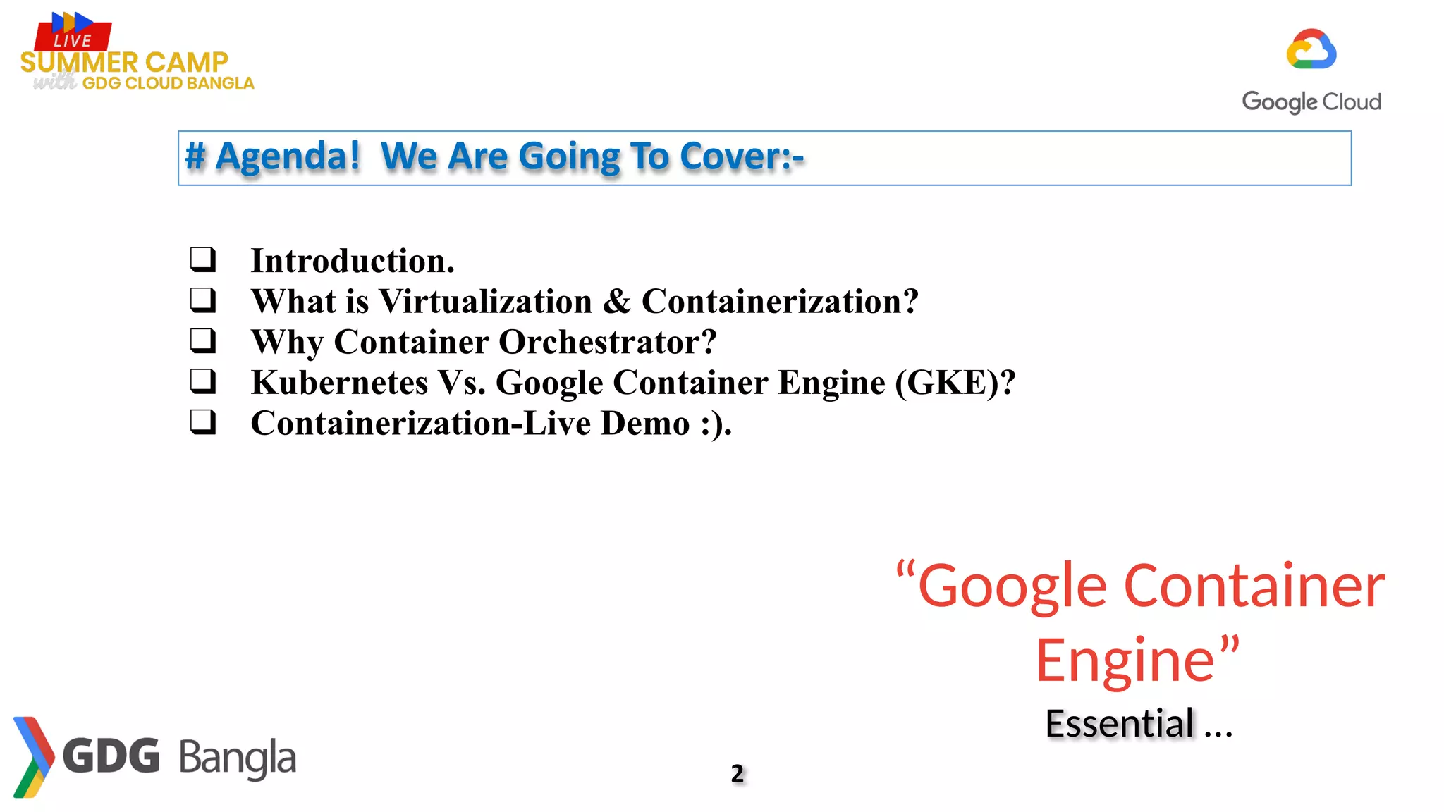 Google container engine (GKE) | PPT