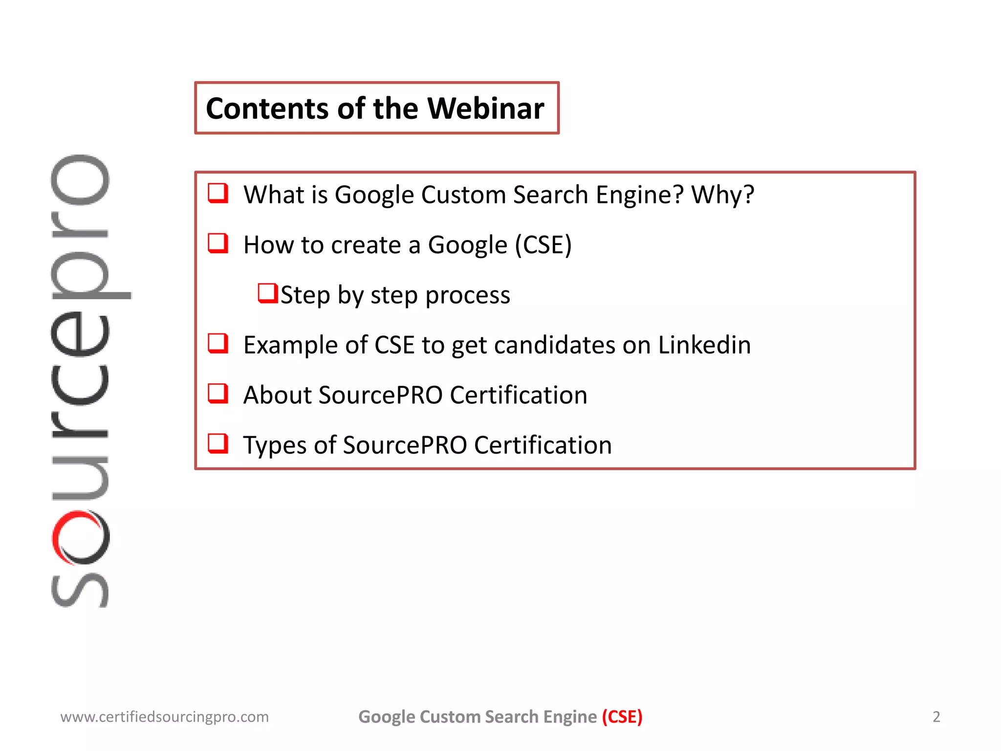 Google Custom Search Engine | PPT