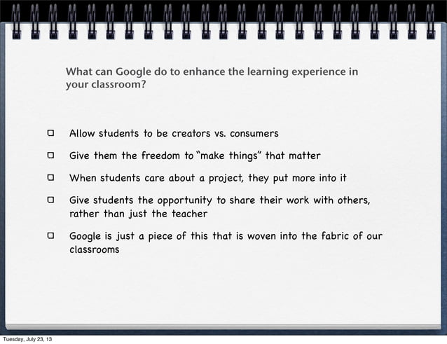Google Class Presentation | PPT | Free Download