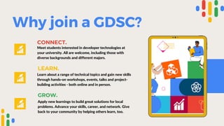 GOOGLE DEVELOPERS STUDENT CLUB, MSIT Info Session.pdf | Programming Languages | Computing