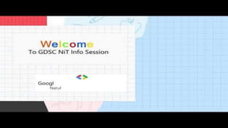 GDSC NiT Info.pdf | Technology & Computing