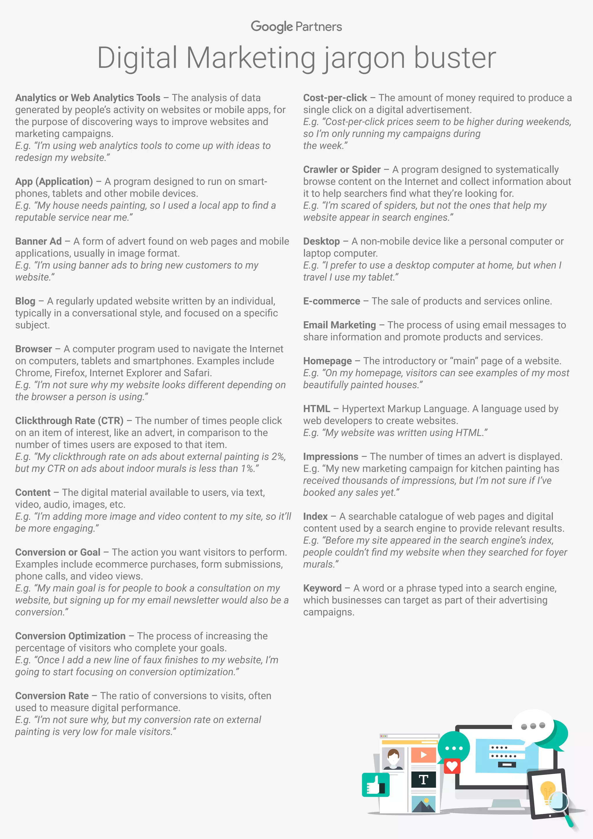 Google Digital Marketing Jargon Buster | PDF